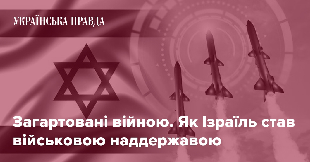 Від пустелі до Залізного куполу Як Ізраїль став військовою наддержавою