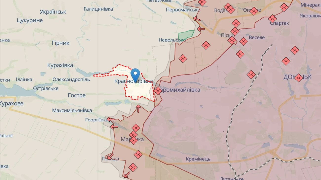 Третья штурмовая бригада выбила оккупантов из Красногоровки Донецкой