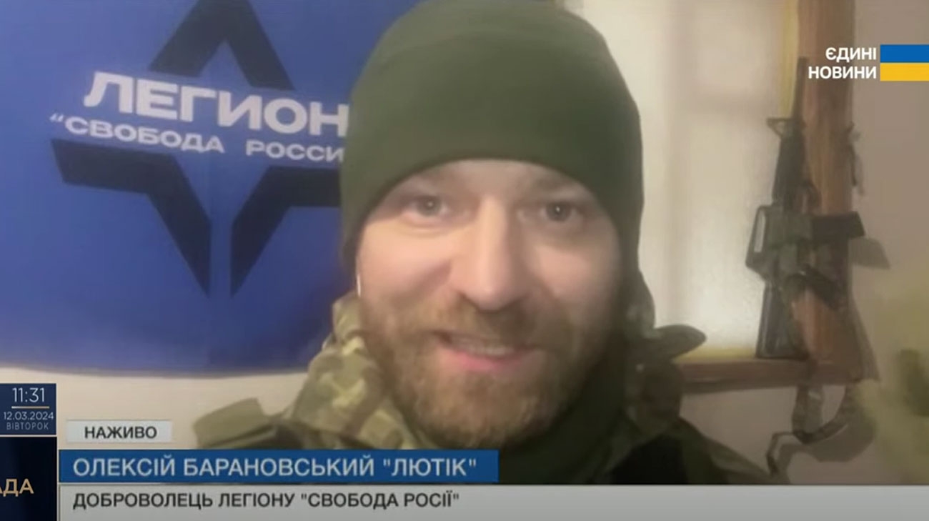 Volunteer soldier of the Freedom of Russia Legion on situation in Kursk ...