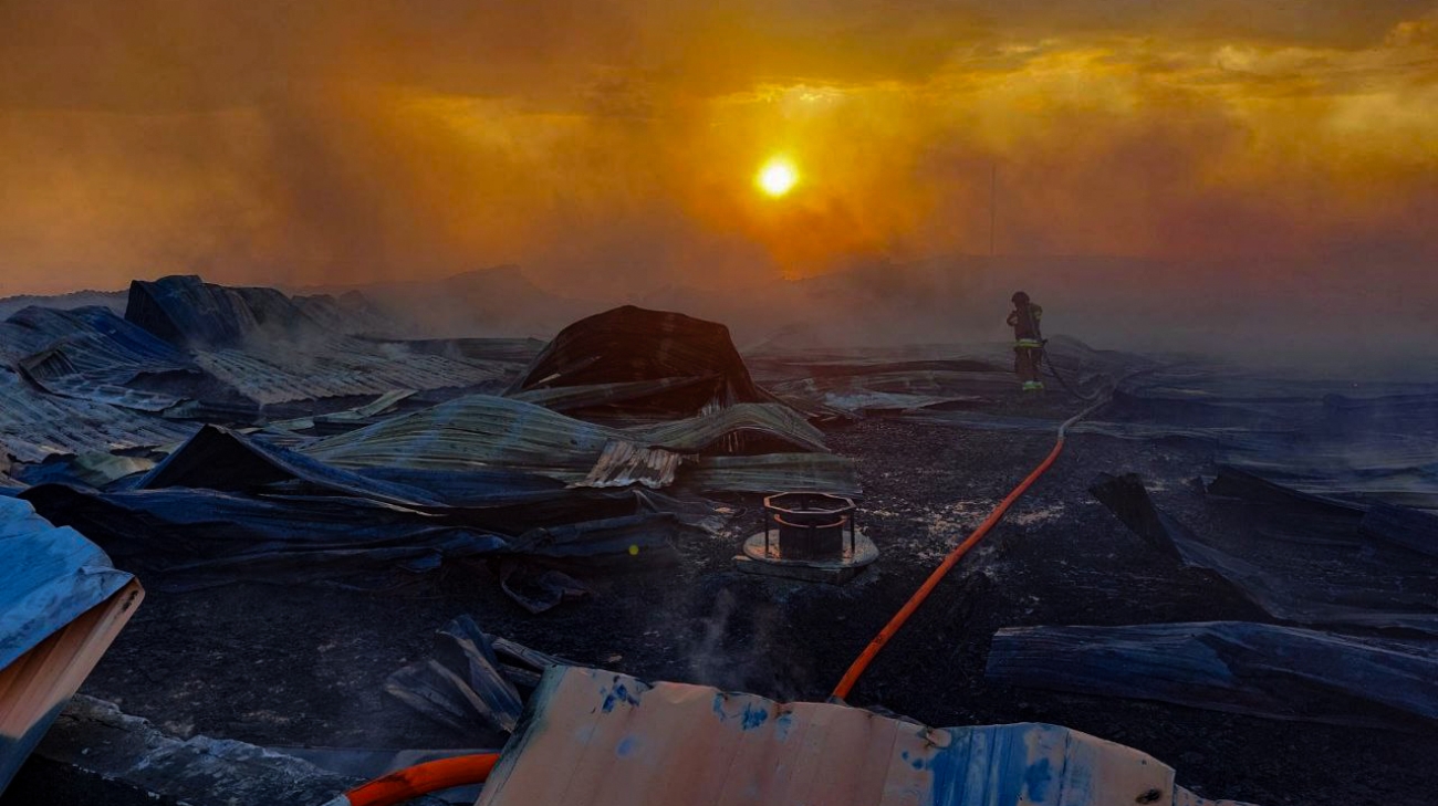 Russian UAV wreckage crashes, starts fire near Mykolaiv – video ...