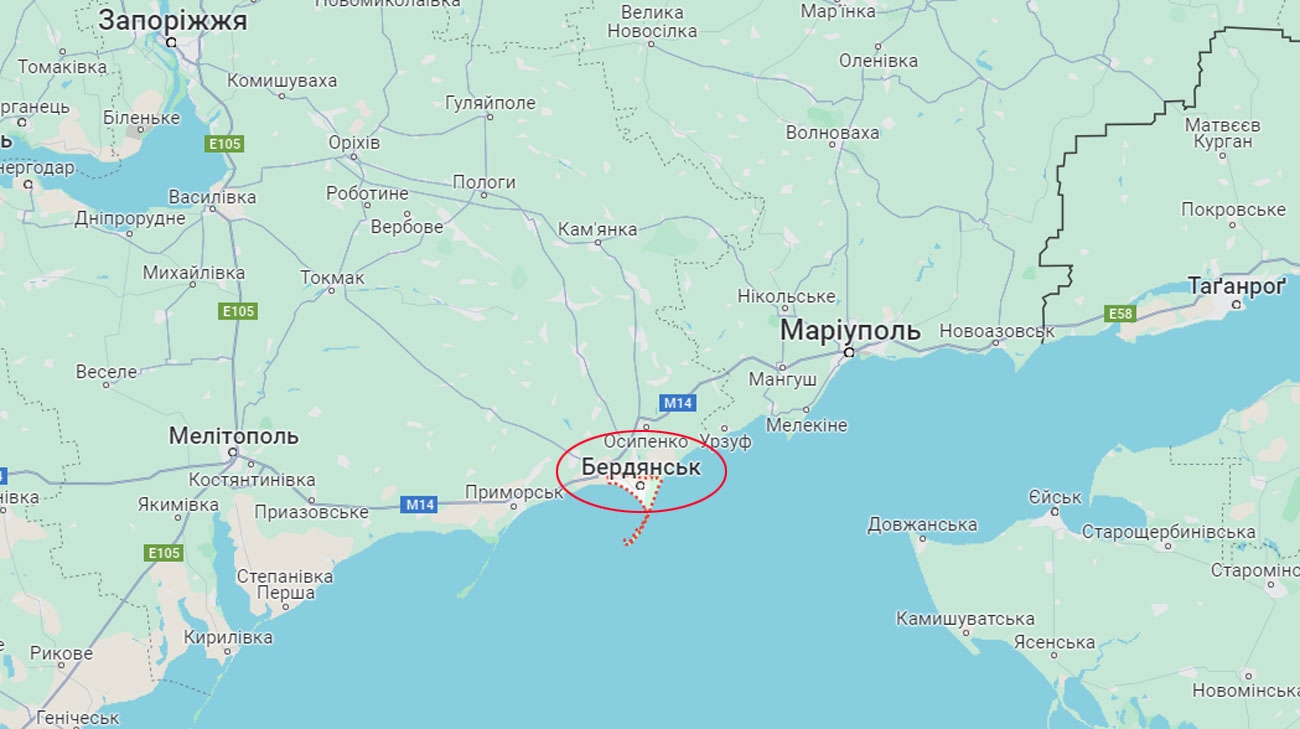 Explosion heard in Russian-occupied Berdiansk | Ukrainska Pravda
