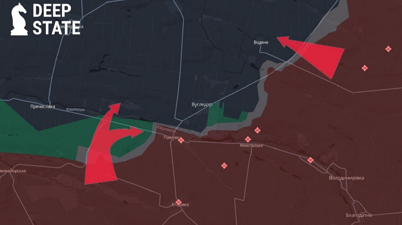 Deep State: Россияне пытаются взять в кольцо Угледар в Донецкой области | Украинская правда