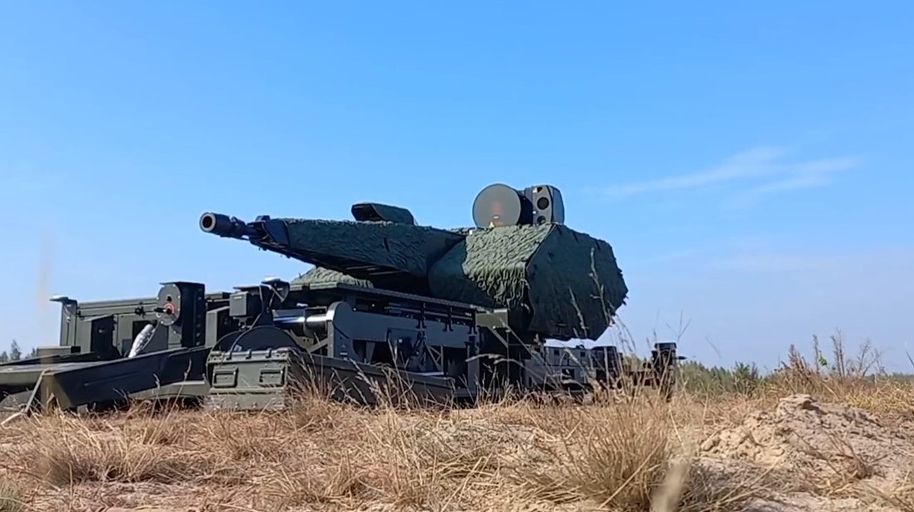 Ukraine's Air Force posts video showing German-supplied Skynex air defence system engaging ...