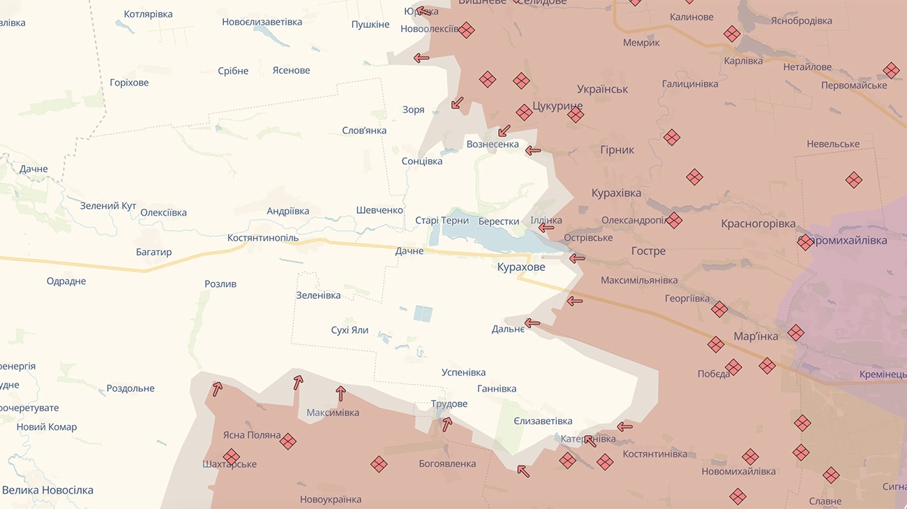 DeepState: Російські війська мають просування поблизу 10 населених пунктів | Українська правда