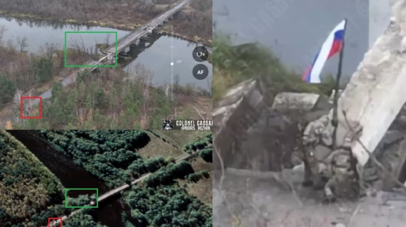 Russian flag raised near Chernihiv border: Ukrainian border guard ...