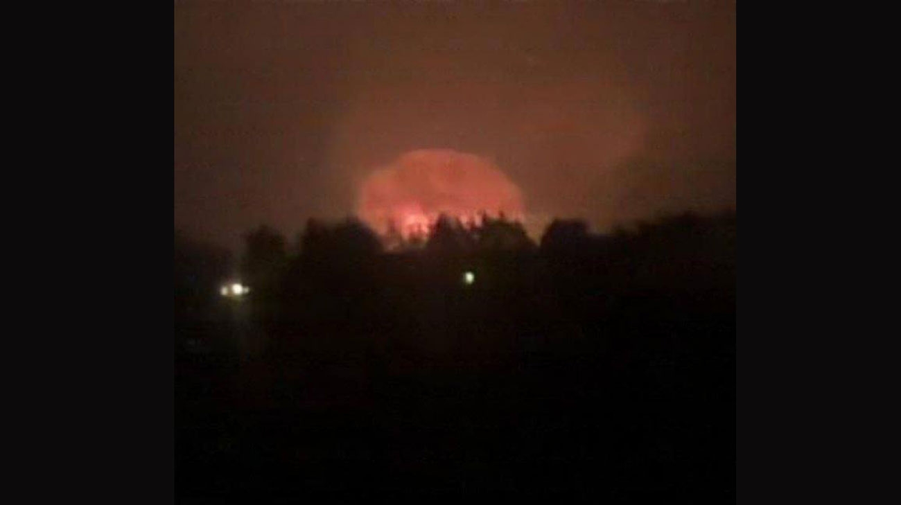 Military arsenal hit in Russia's Bryansk Oblast | Ukrainska Pravda