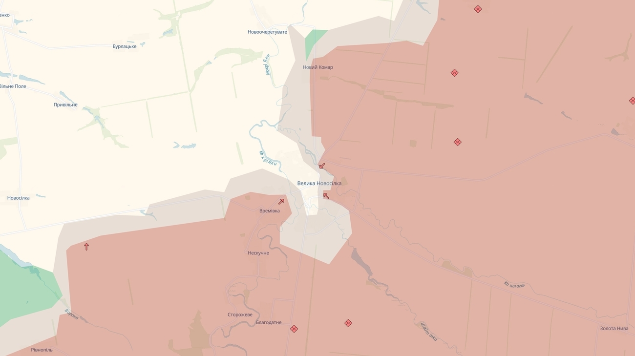 Ukrainians push Russians back near Shevchenko and Udachne, but retreat ...