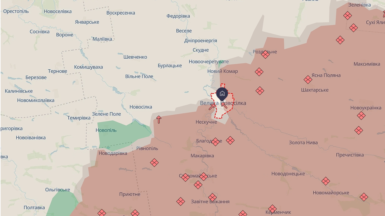 Ukraine's defence forces near Velyka Novosilka are at risk of ...