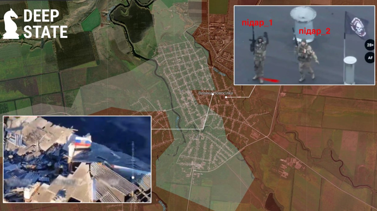 Враг уже фиксируется в центре Великой Новоселки – DeepState | Украинская правда