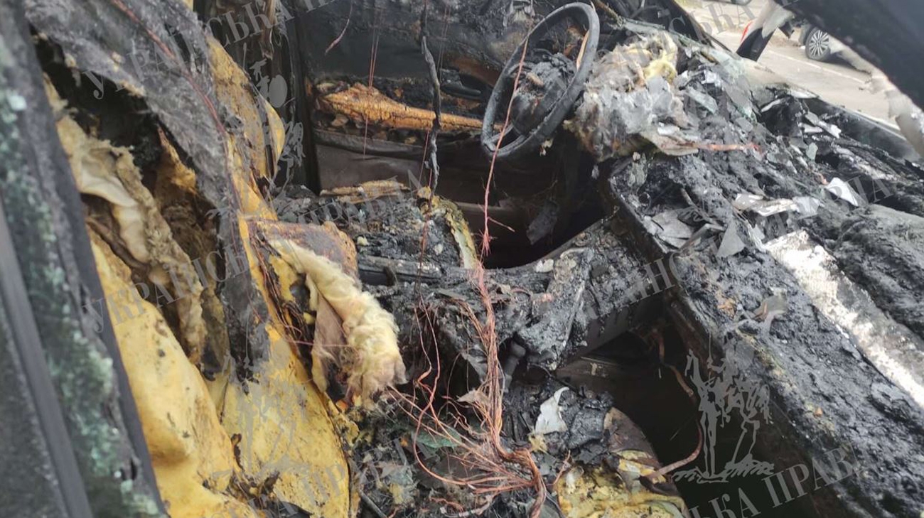 Car belonging to former deputy editor-in-chief of pro-Russian media ...