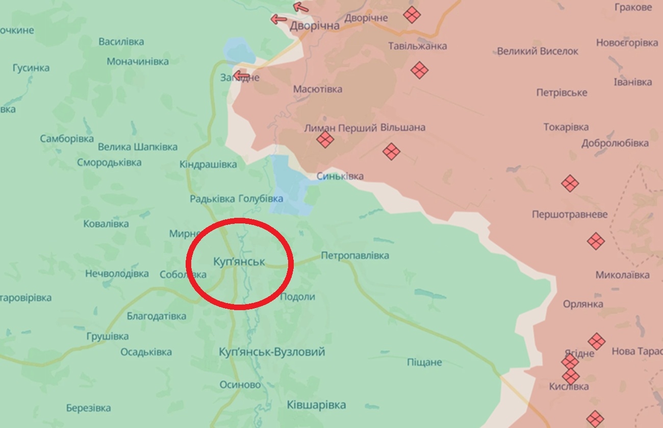 Part of Russian troops managed to cross Oskil River in Kharkiv Oblast ...