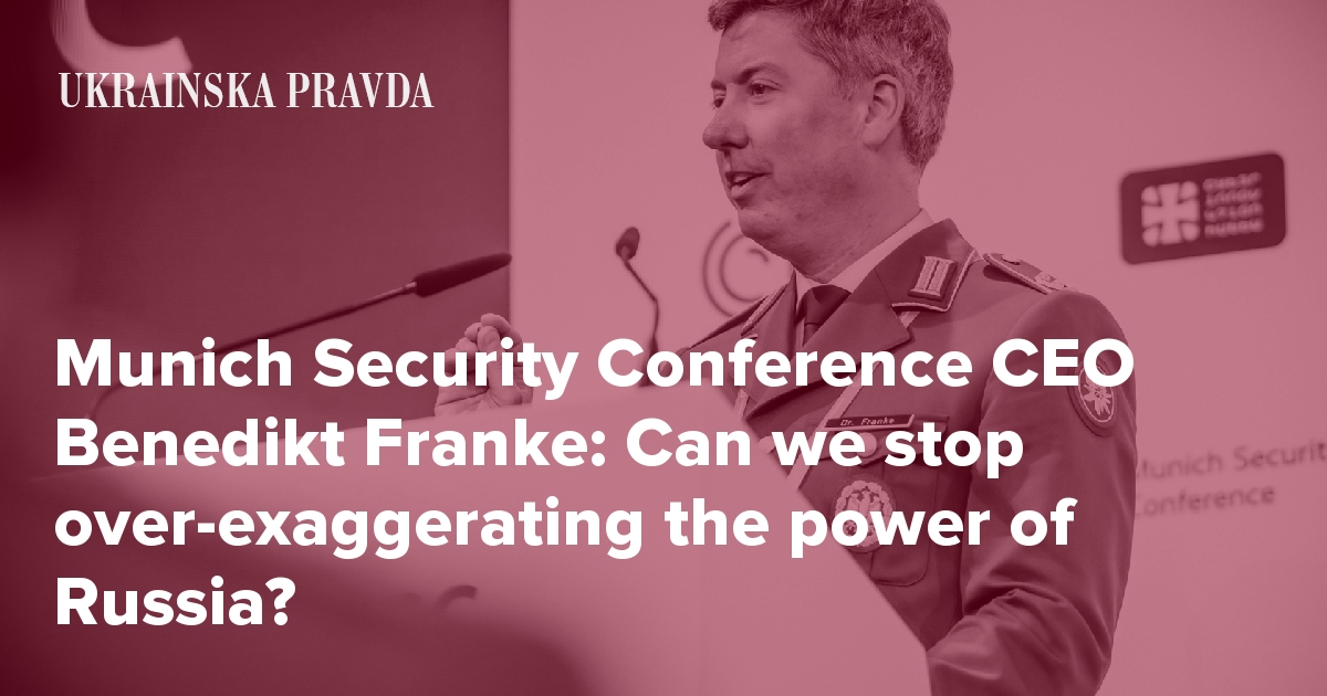 Munich Security Conference CEO Benedikt Franke: The US will not step ...