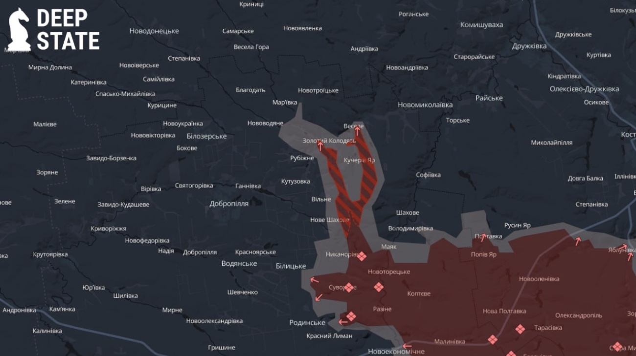 Russian troops advance towards Dobropillia-Kramatorsk road – DeepState | Ukrainska Pravda