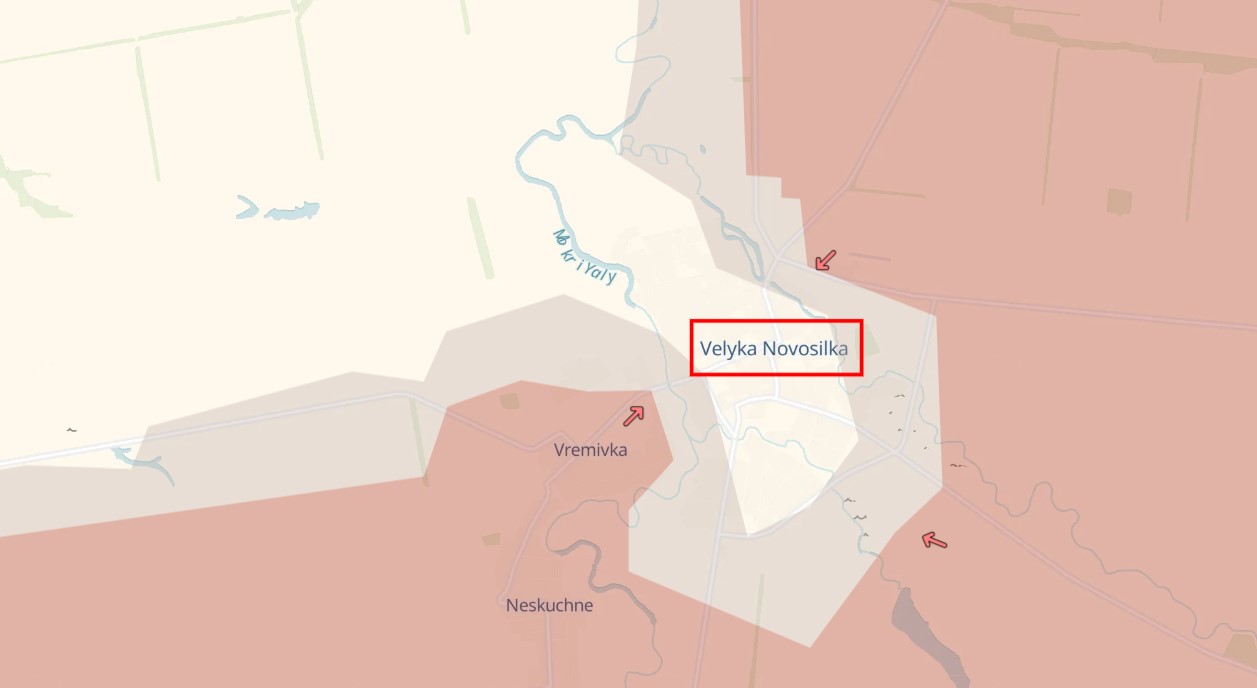 Russia advances near Velyka Novosilka, storms area near settlement ...